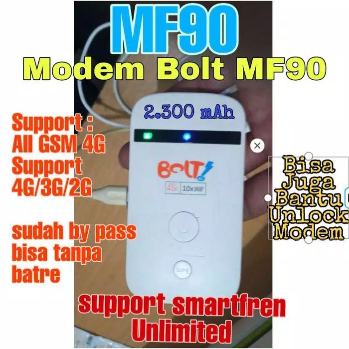 Jual Modem Wifi Mifi Bolt ZTE MF90 Sudah Unlock Alloperator Second ...