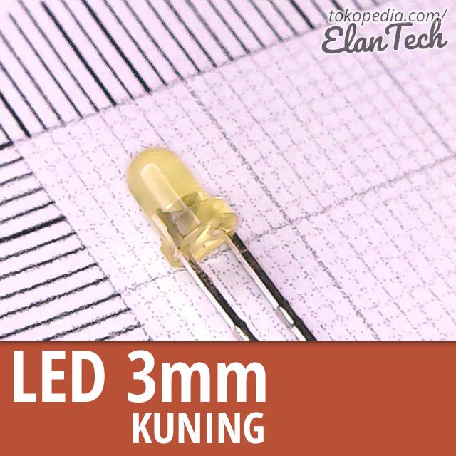 Jual LED 3mm diffused Merah Kuning Hijau Generik 3 mm - Pilih Varian ...