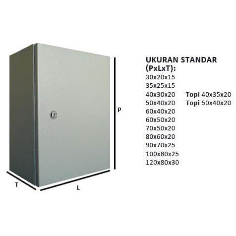 Jual BOX PANEL INDOOR 100x80x25 PLAT 2mm POWDER COATING TRAYTEK ...