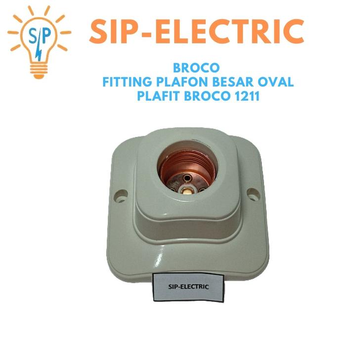 Jual BROCO FITTING PLAFON BESAR OVAL / PLAFIT BROCO 1211 - Kota Bandung ...