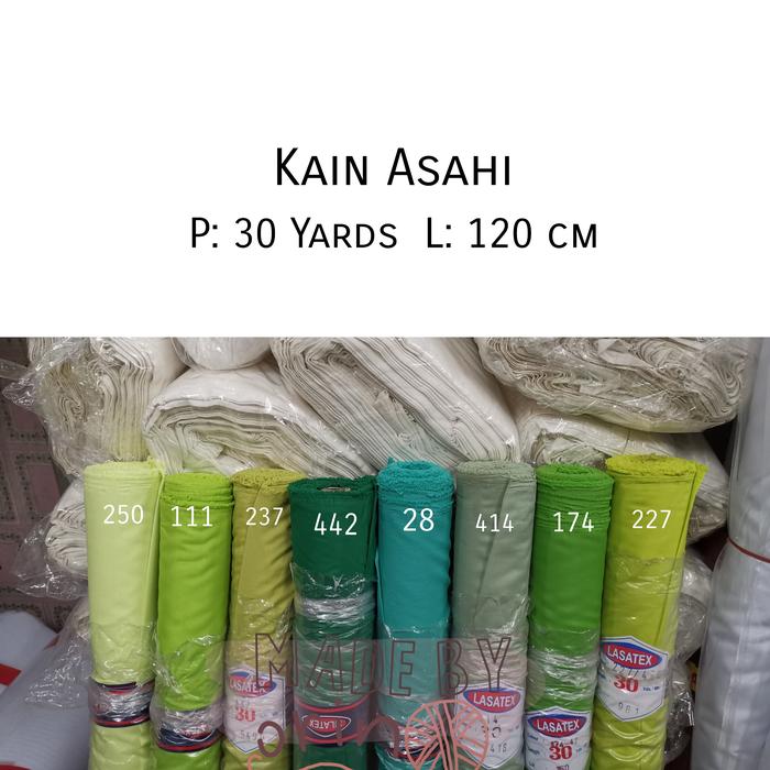 Jual Kain Furing Asahi Hijau 1 roll Kain Puring Kain Asahi Kain Pelapis ...
