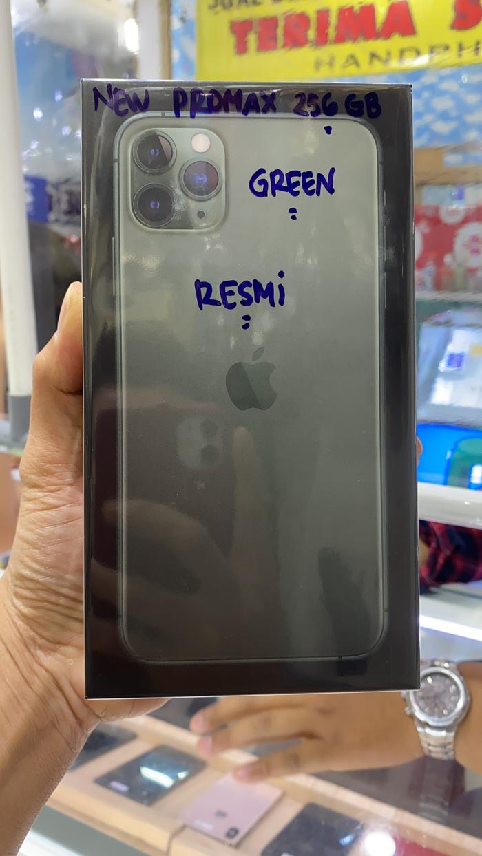 Jual New iPhone 11 Promax 256GB Midnight Green Resmi iBox Segel Box ...