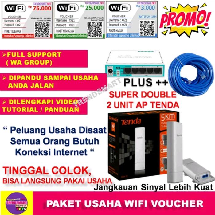 Jual PAKET USAHA WIFI VOUCHER VOCER HOTSPOT INTERNET SIAP PAKAI RT RW ...
