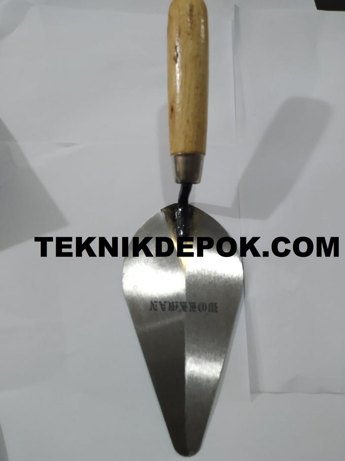 Jual Sendok Semen Workman Lancip Gagang Kayu Alat Tukang Bangunan Depok ...