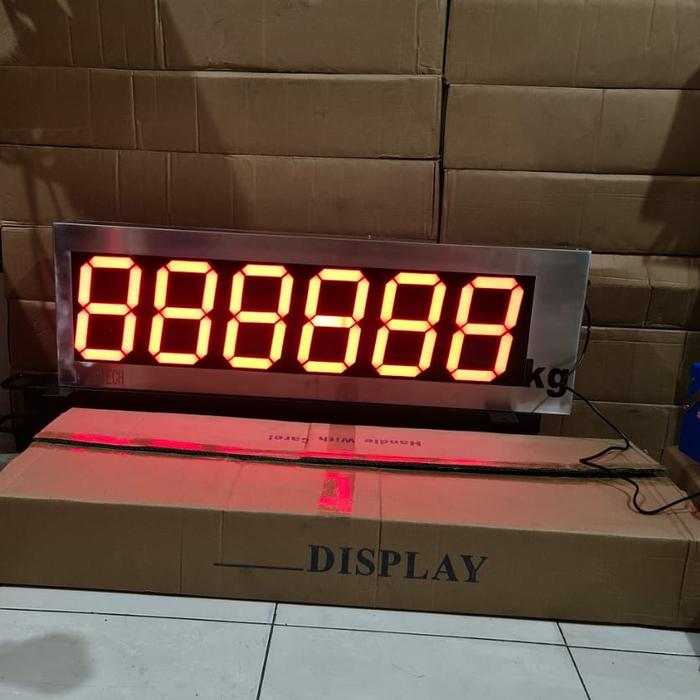 Jual Xternal display DIGITECH 8" stainless steel / monitor timbangan ...