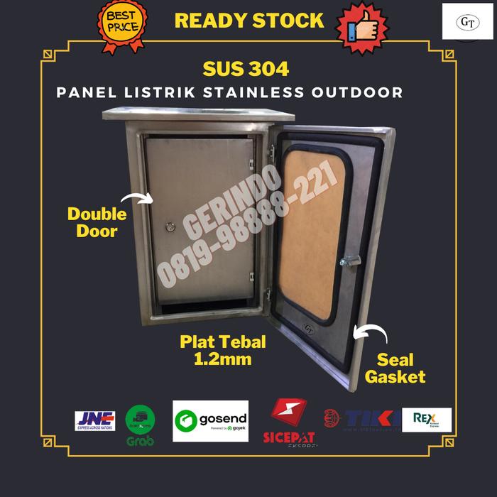 Jual Box Panel Listrik 800x600x250mm Stainless Outdoor DoubleDoor ...