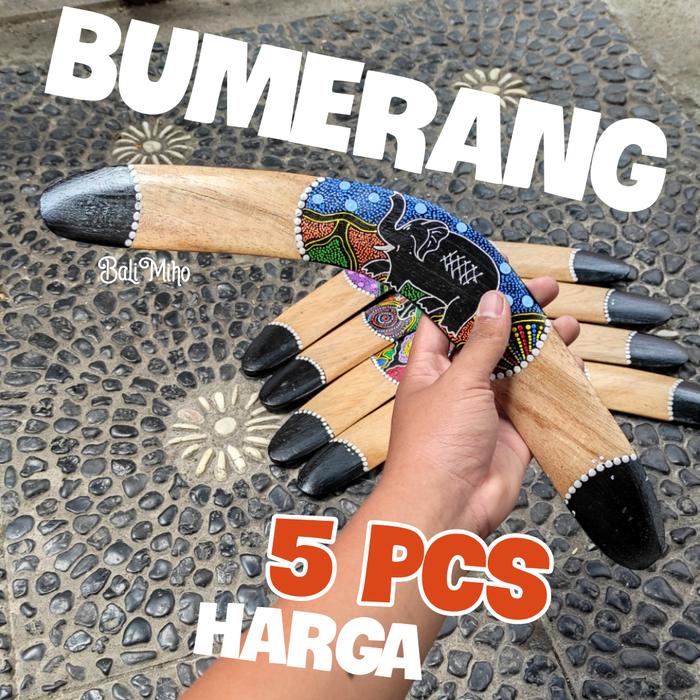 Jual Bumerang Kayu/bumerang/boomerang/mainan Tradisional/mainan Kayu ...