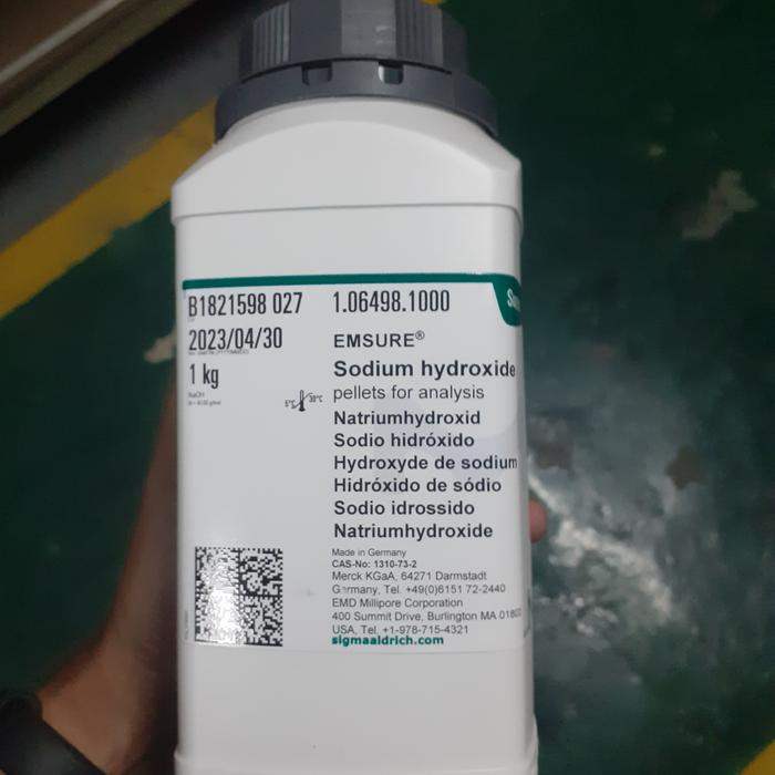 Jual 1.06498.1000 Sodium Hydroxide Merck NaOH 1kg - Kota Bekasi ...