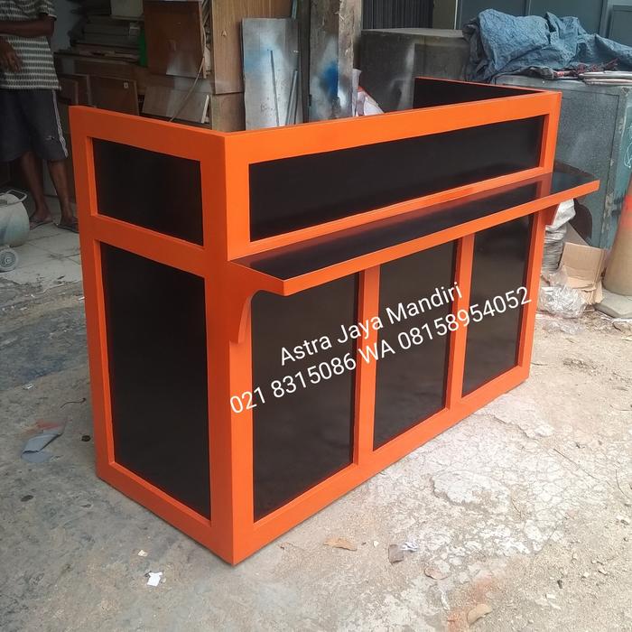 Jual Meja Kerja Meja Counter Meja Front Office Furniture Custom New ...