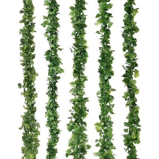 Jual Daun Watermelon Rambat Artificial / Tanaman Plastik Hias Dekorasi ...