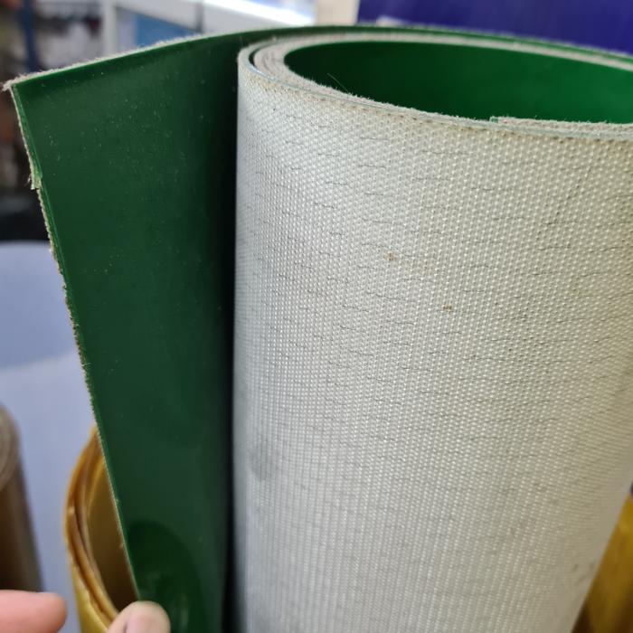 Jual conveyor belt pvc hijau fabric tebal 3mm open - Jakarta Barat ...
