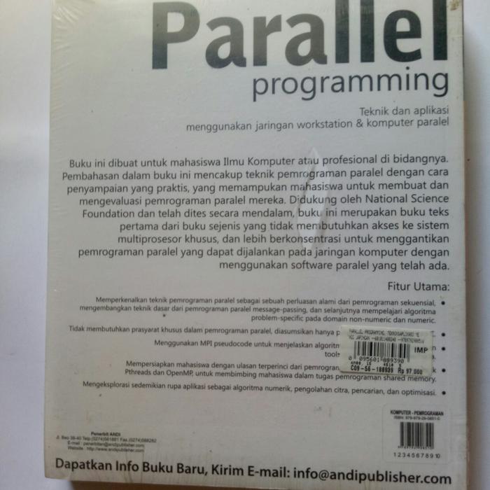 Jual Ori Parallel Programming Teknik Dan Aplikasi Menggunakan Jaringan ...