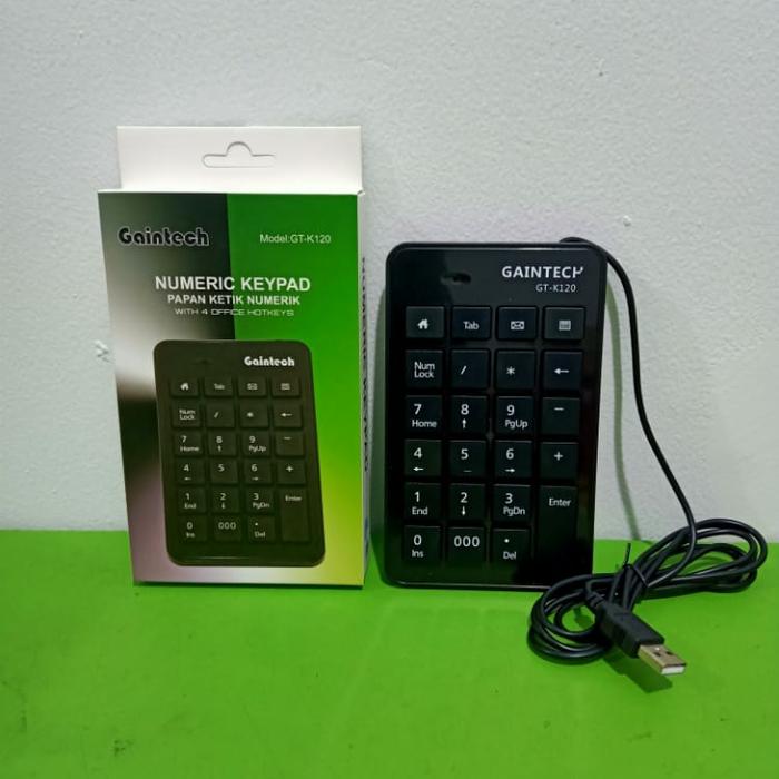 Jual Gaintech Gt-k120 Keyboard Numeric Usb/numeric Keypad Usb Di Seller ...