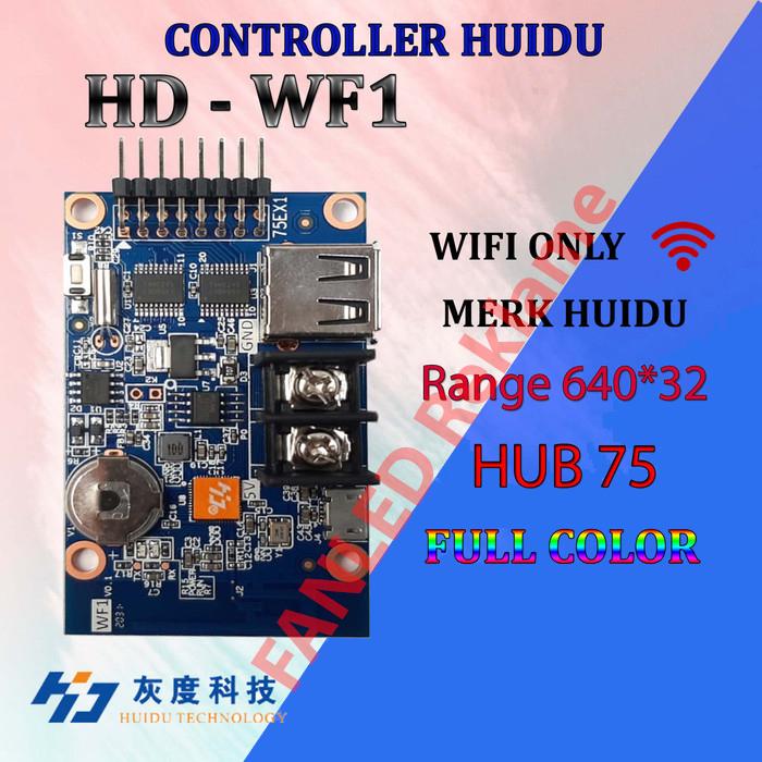 Jual Kontroler HUIDU HD-WF1 HDWF1 WF1 WIFI FULL COLOR - Kota Bandung - FAN LED Reklame | Tokopedia