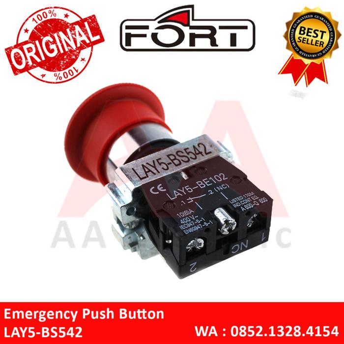 Jual Emergency Push Button LAY5-BS542 / LAY5BS542 Fort - Jakarta Pusat ...