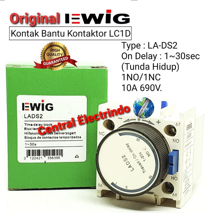 Jual KONTAK BANTU EWIG LAD-S2 1~30sec tunda hidup. - Kota Tangerang ...