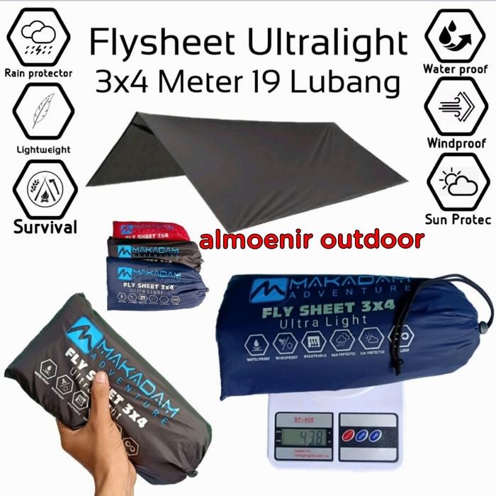 Jual Fly Sheet Ultralight 3x4 meter - Jakarta Barat - almoenir outdoor ...