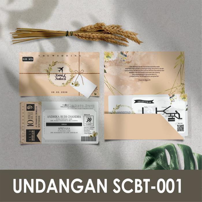 Jual Undangan Pernikahan Paspor Premium SCBT-001, Wedding Passport - Kab. Tangerang - Undangan ...