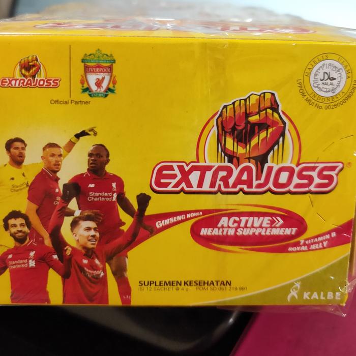 Jual Minuman Energi Extra Joss Active Per Pack isi 5 Box @ 12 sachet ...