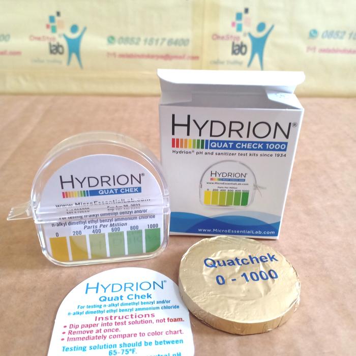 Jual Hydrion QC-1001 S/R Quat Dispenser 0 - 1000 ppm QuatCheck QC1000 ...