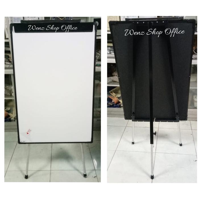 Jual Papan Presentasi Flip Chart uk 60x90cm V-TEC Papan Tulis Jepit ...