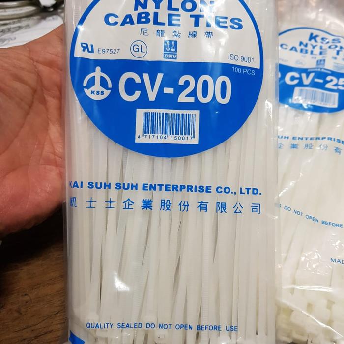 Jual kabel ties 20cm putih - kabel tis 20cm - kabel ties kss CV 200 - Jakarta Pusat - Yulius ...
