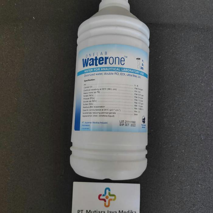 Jual waterone aquadest 1 liter onemed - Kab. Bogor - MJM kesehatan ...