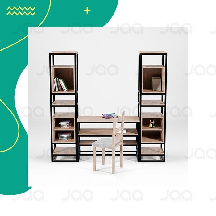 Jual Rak Modular Minimalis (Meja Belajar & Tempat Buku) - Mango Series ...