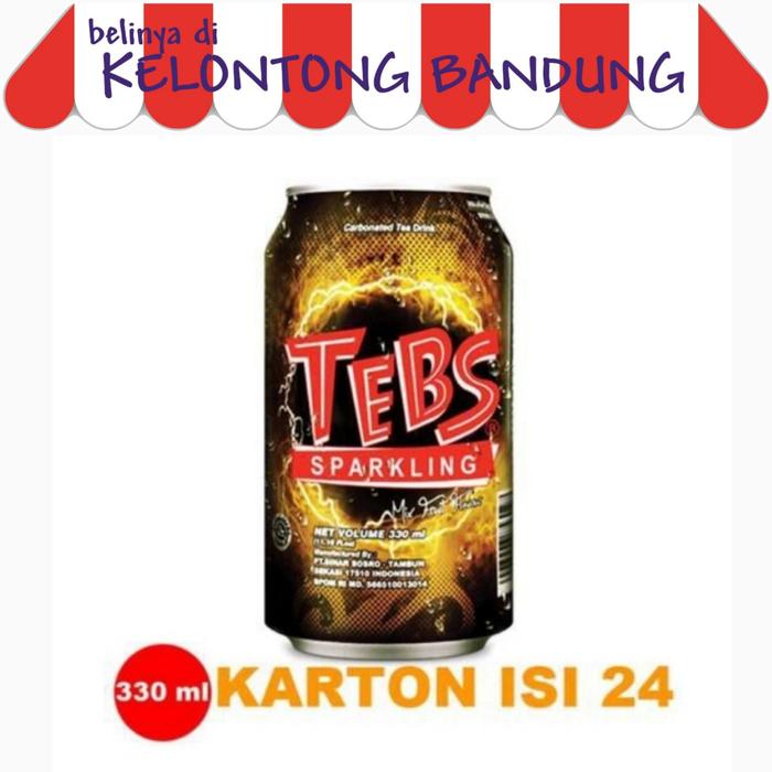Jual Tebs Tea Sparkling Soda 330 ml Teh Sosro Kaleng 330ml - Dus Box Karton - Kota Bandung ...