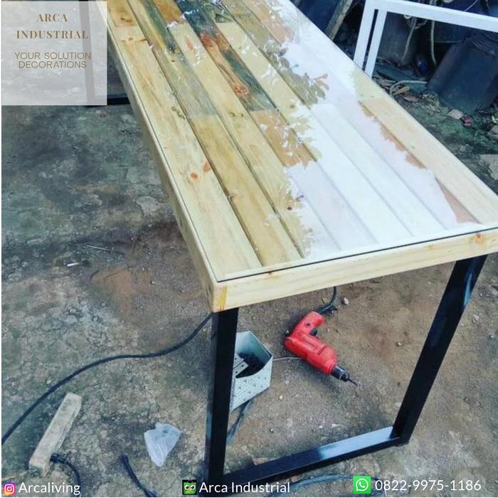 Jual meja kerja palet kaca 190 x 70 x 75 - Kota Bekasi - Arca ...