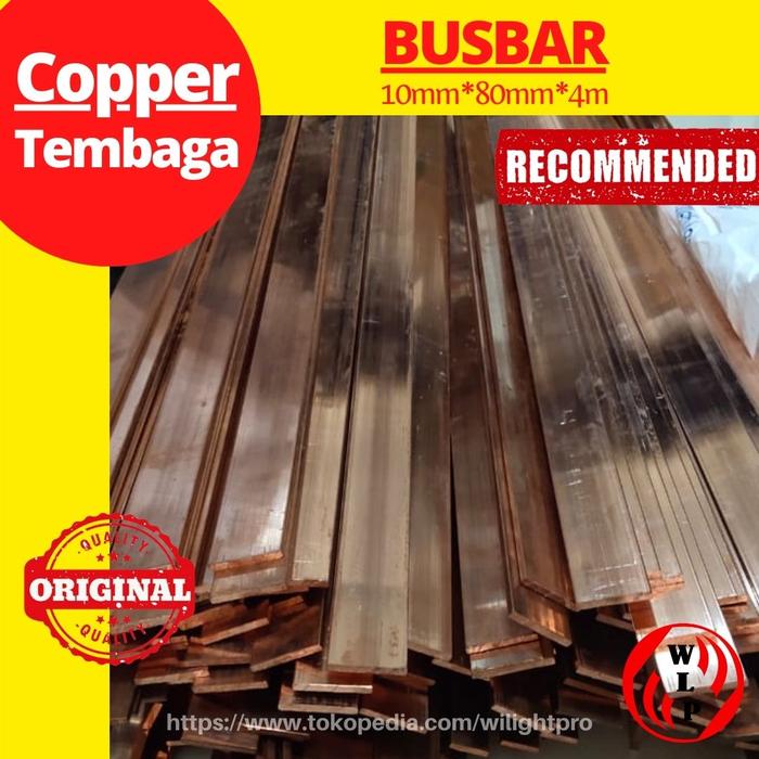 Jual Busbar Box Panel CU Ukuran 10mm x 80mm x 4 meter - Jakarta Pusat ...