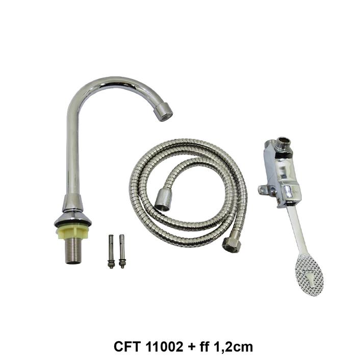 Jual Kran Injak / Kran Wastafel Pedal Cuci Tangan / Sink Tap / Kran ...