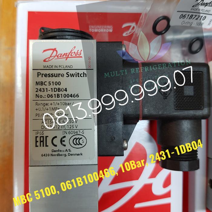 Jual Danfoss Pressure switch MBC5100, P/N 061B100466 10Bar - Jakarta Barat - Multindo ...