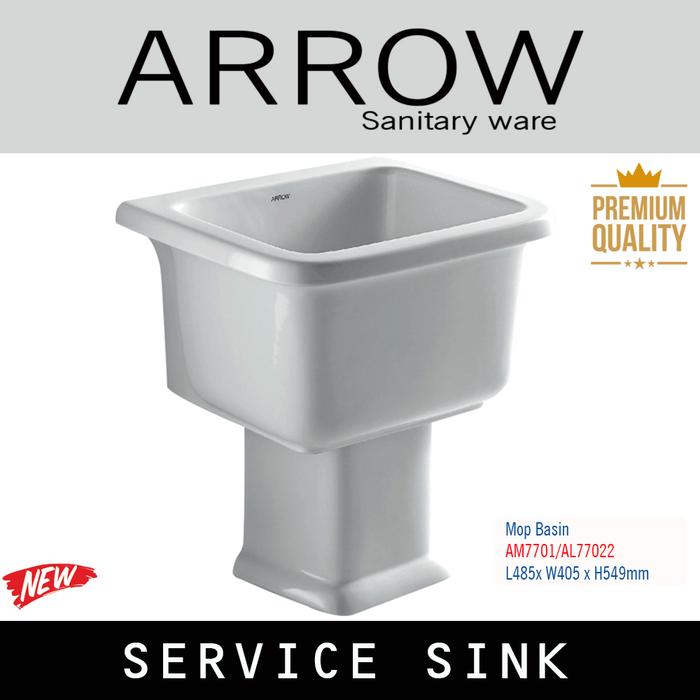 Promo Arrow service sink toto SK322E SK 33 bak cuci mop basin terbaru ...