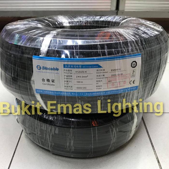 Jual Kabel PV 2x6mm Solar Panel XLPE XLPO Slocable - Jakarta Barat ...