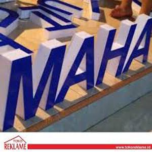 Jual huruf timbul acrylic letter sign acrylic murah tanpa lampu ...