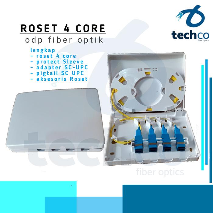 Jual roset 4 core/roset 4c/roset 4c lengkap pigtail adapter SC-UPC ...