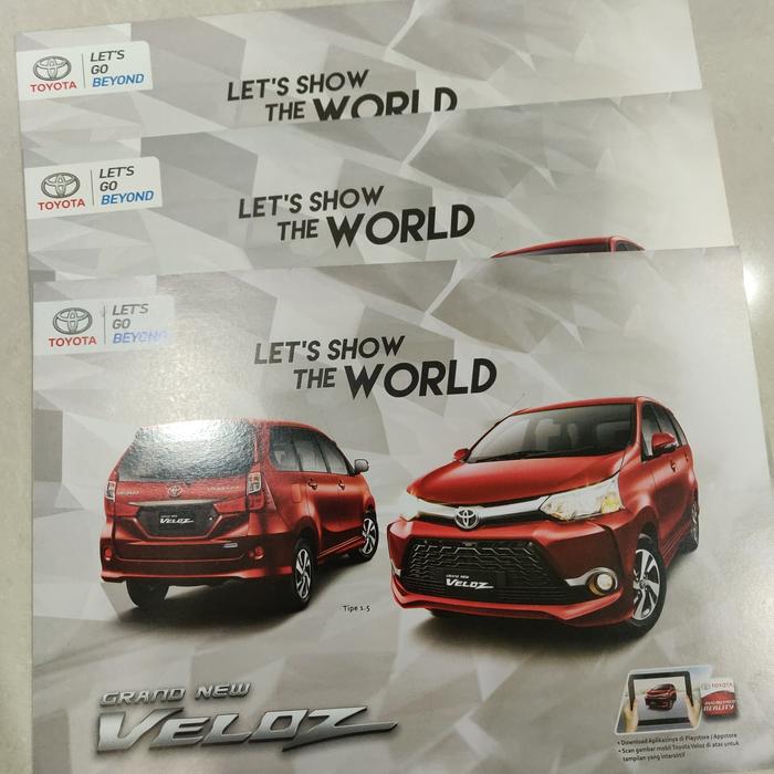Jual Brosur Leaflet Mobil Toyota Avanza Grand New Veloz 2016 Di Seller ...