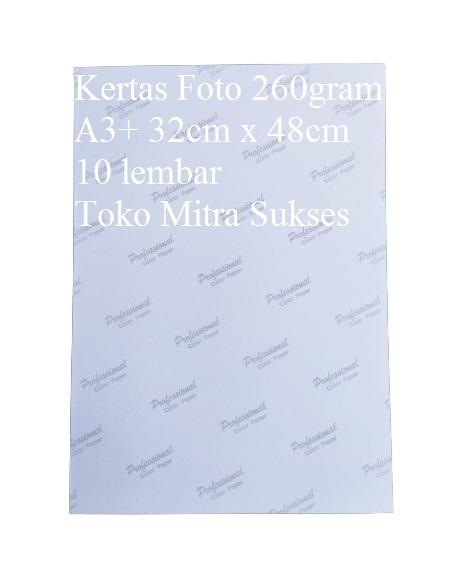 Jual Kertas Foto Glossy A3+ 260gram 32cm x 48cm - Jakarta Barat - Toko ...