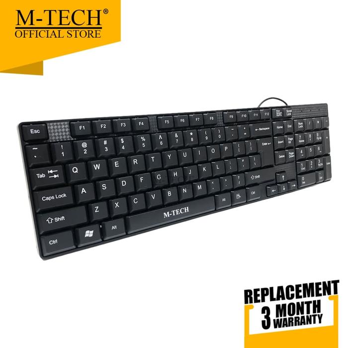 Jual M-tech Original Keyboard Usb Standar For Pc Laptop Android - Hitam ...