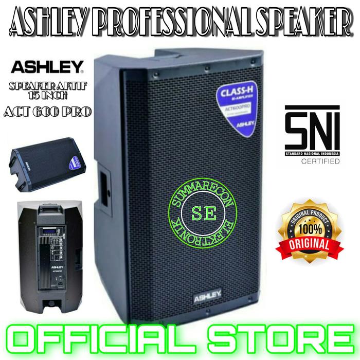 Jual speaker aktif 15 inch ashley act600pro original - Jakarta Barat ...