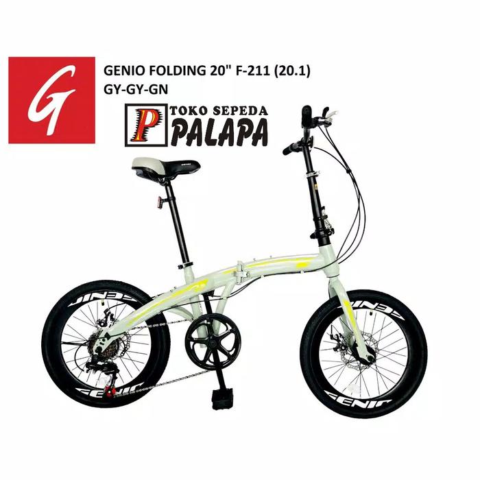 Jual SEPEDA LIPAT 20 GENIO FURRY F211 By United FOLDING BIKE - Kab. Rembang - SEPEDA PALAPA ...