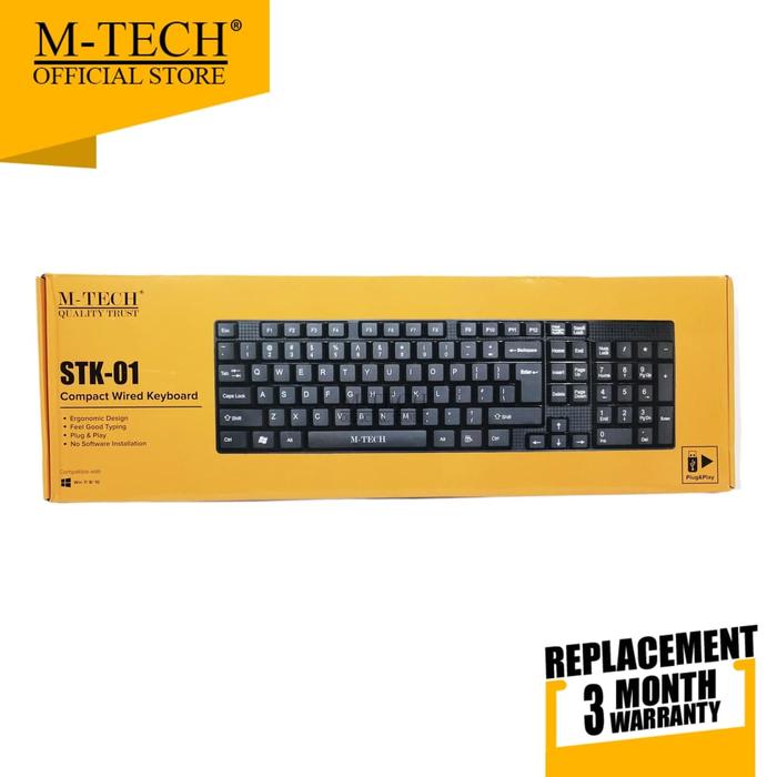 Jual M-tech Original Keyboard Usb Standar For Pc Laptop Android - Hitam ...
