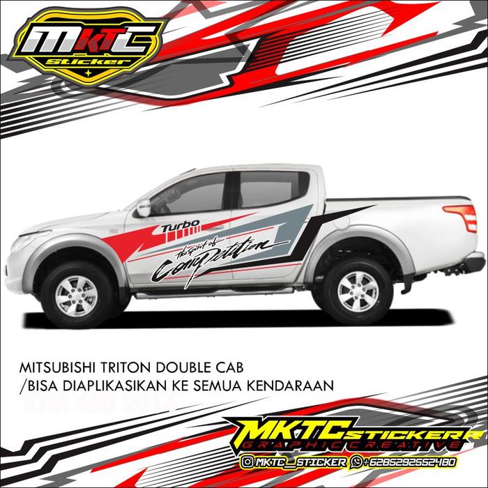 Jual STRADA TRITON VARIASI STICKER 3 (BISA UNTUK SEMUA KENDARAAN) - Kab ...