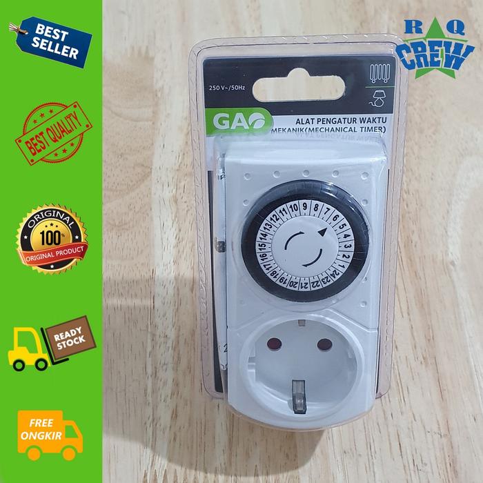 Jual Timer Digital Manual Gao Pengatur Waktu Stop Kontak Listrik Ac ...
