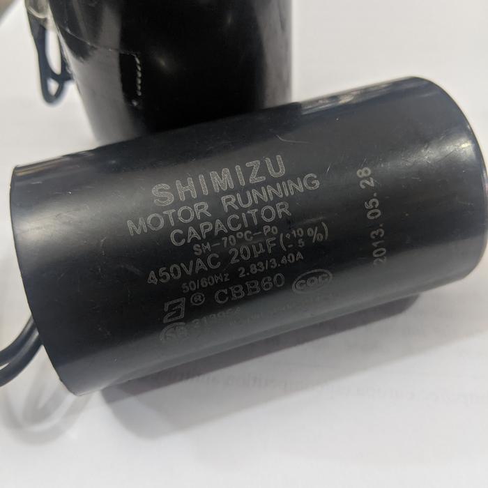 Jual Kapasitor Shimizu PC 375 BIT 20uf 450V Capacitor kabel ORIGINAL ...