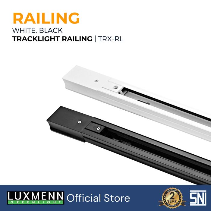 Jual Luxmenn LED Track Light Railing / Rel Lampu Sorot Spotlight, 1 ...