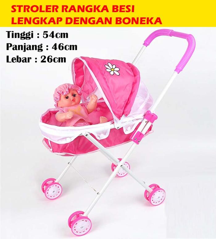 Promo MAINAN ANAK BABY STROLER RANGKA BESI + BONEKA - Kota Batam - STAR ...