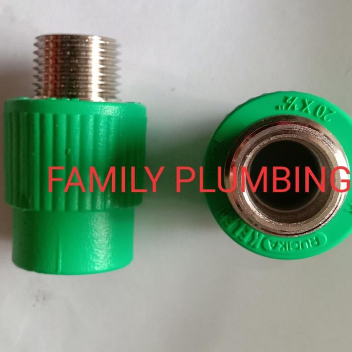 Jual SOK DRAT LUAR SDL 20mm 1/2" PPR RUCIKA/WAVIN/EK/TIGRIS - Jakarta ...