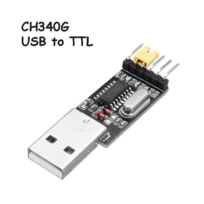 Jual CH340G Modul USB to Serial TTL UART CH340 Module 5V 3.3V USB - Kota Banjarmasin - Adawwino ...